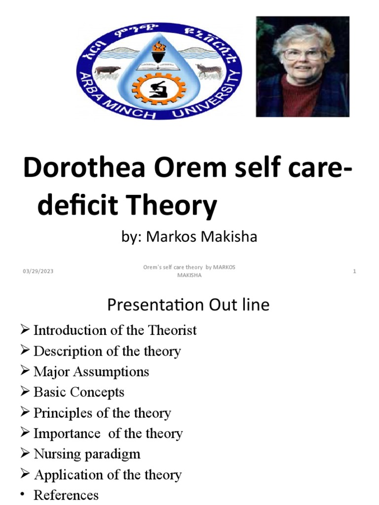 Orem's Theory | PDF | Nursing | Psychology