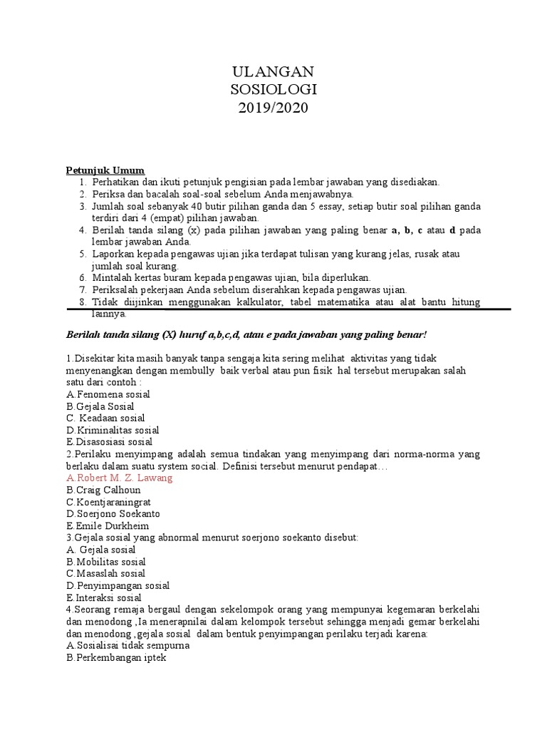 Semester 2 2020 | PDF | Sains & Matematika | Sejarah