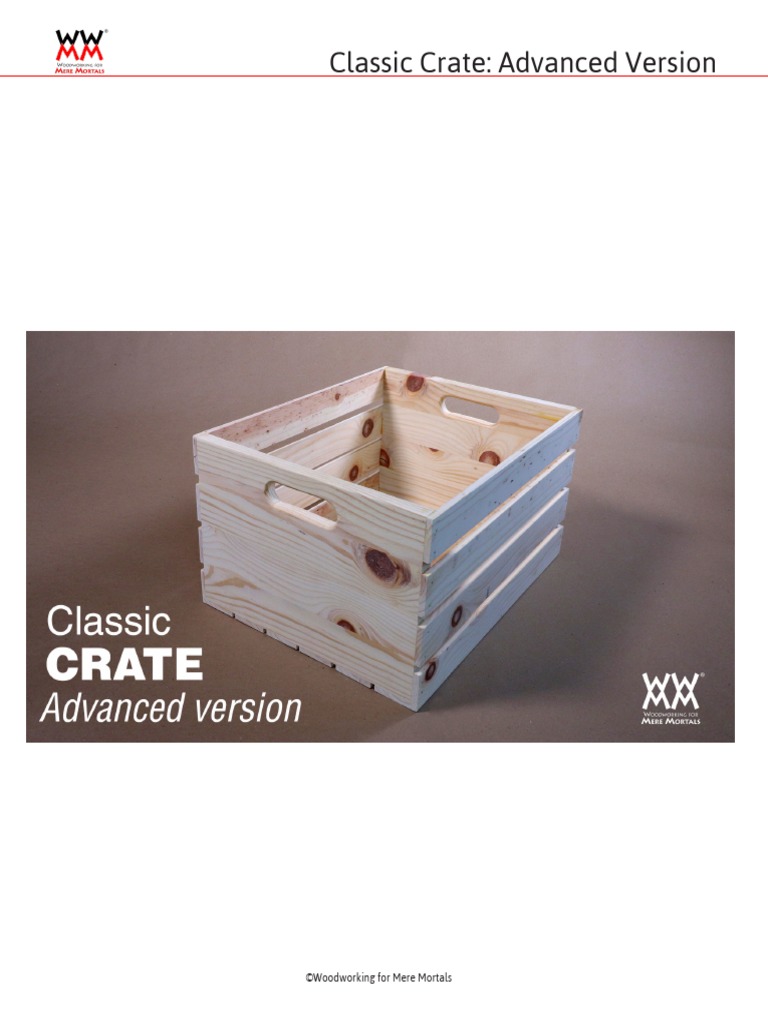 Advanced Woodworking Crate Guide | PDF