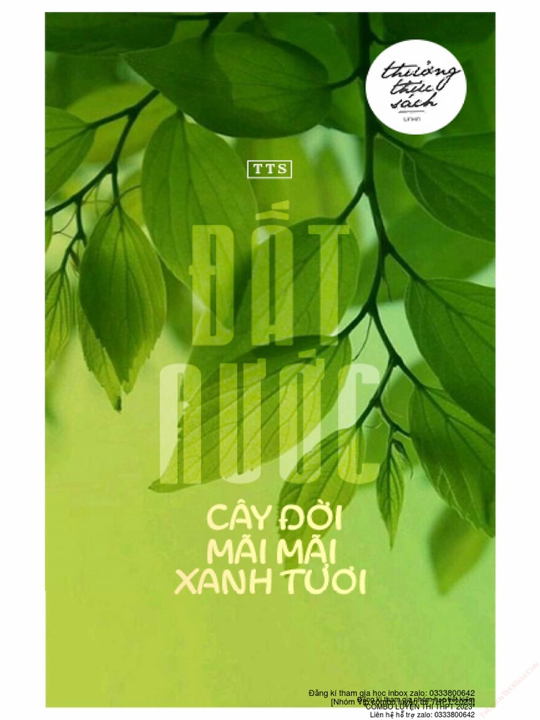 NG Kí Tham Gia H C Inbox Zalo: 0333800642 (Nhóm Vip Combo Luy N Thi THPT 2023) | PDF