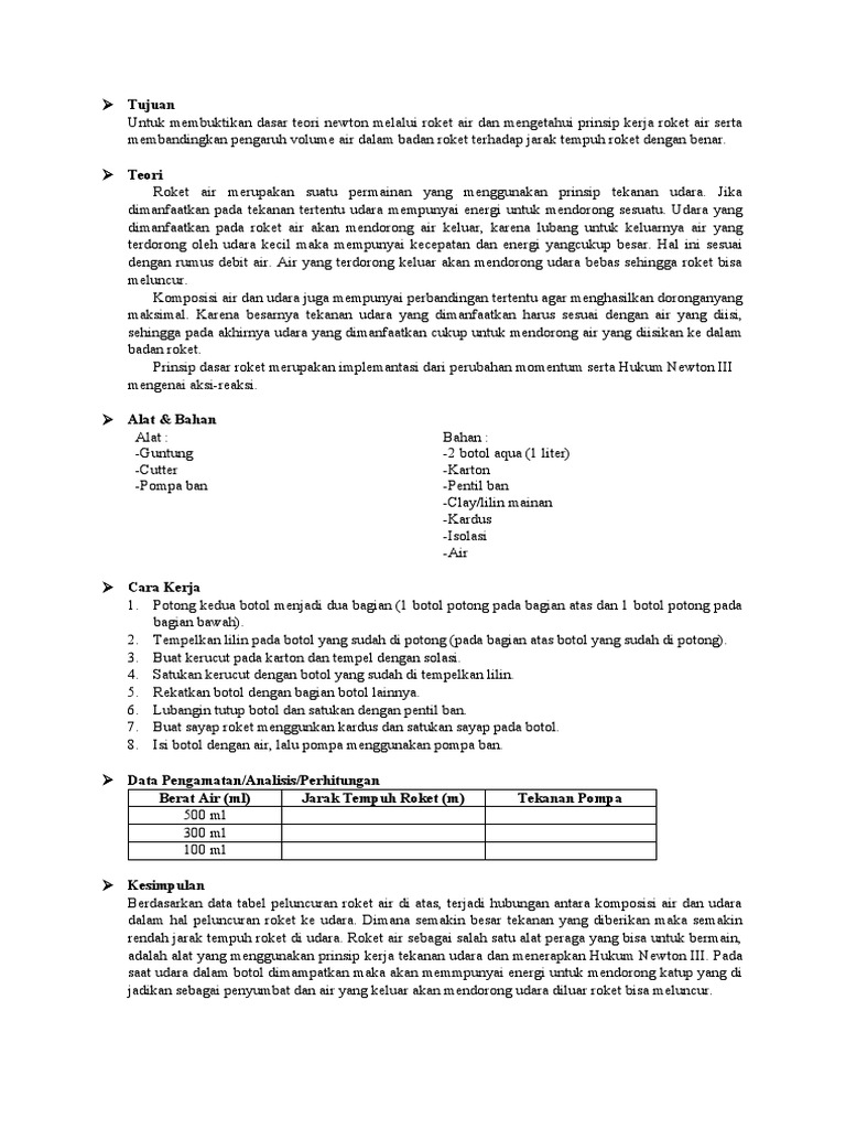Lembar Praktek Fisika | PDF