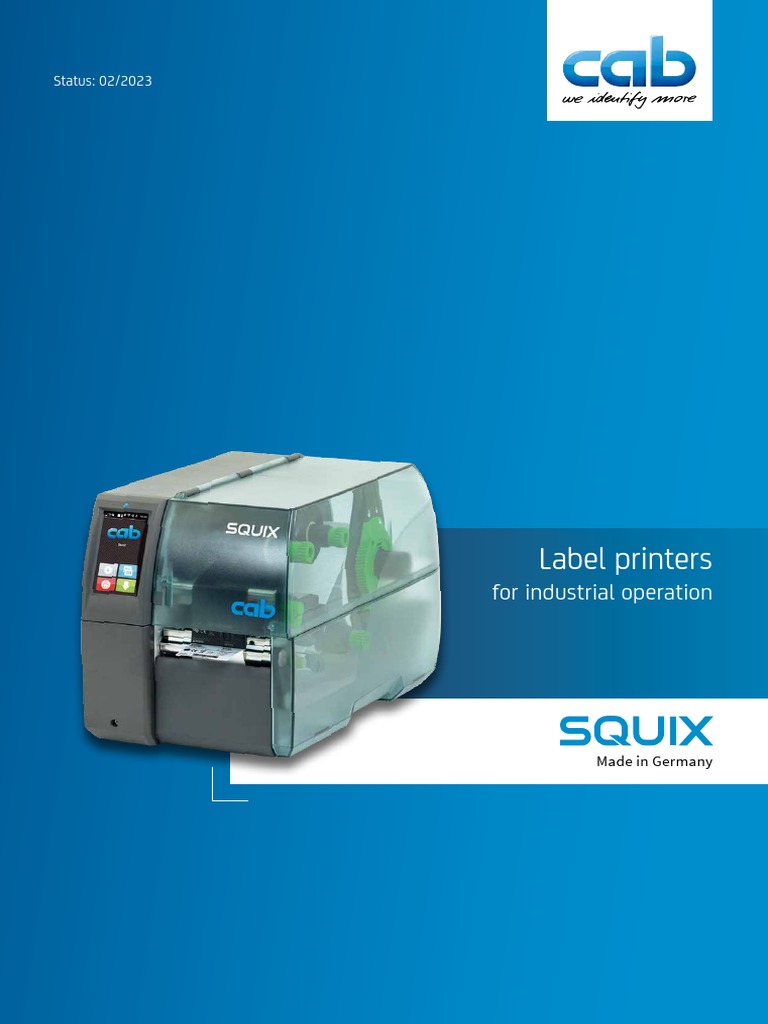 Catalogue | PDF | Printer (Computing) | Radio Frequency Identification