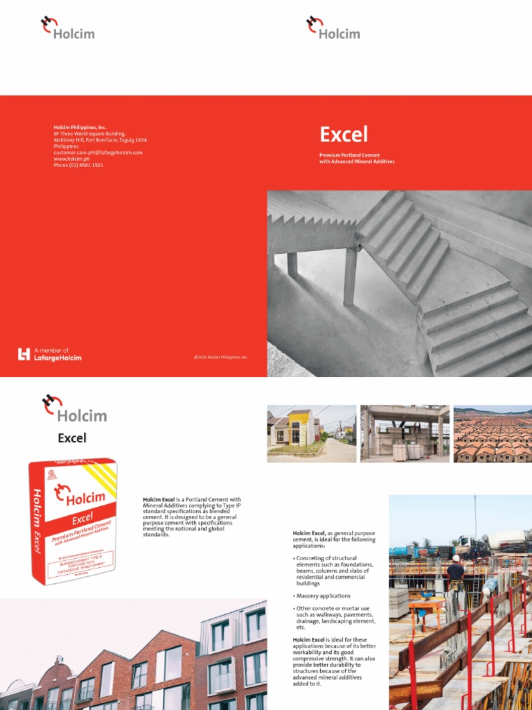 Holcim Excel Brochure | PDF