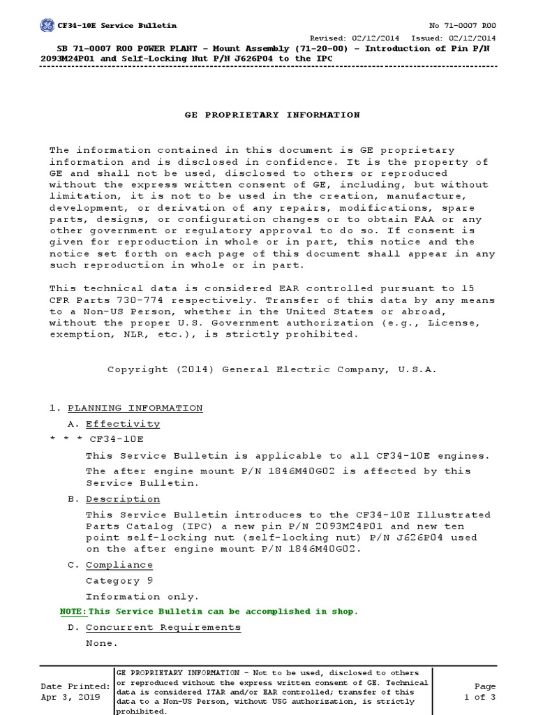 Ge Proprietary Information | PDF | Computing | Intellectual Works