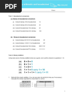 Binary Practice Worksheets | PDF