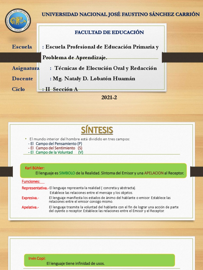 Clase 4 - Funciones de Lenguaje | PDF
