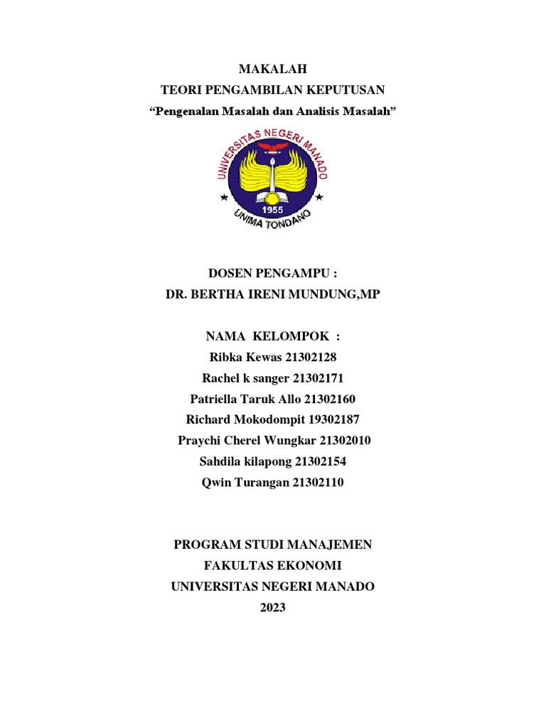 Tugas Makalah Kelompok 5 TPK | PDF