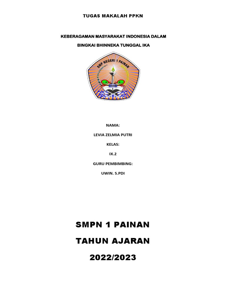 Tugas Makalaah PPKN | PDF | Karier & Perkembangan