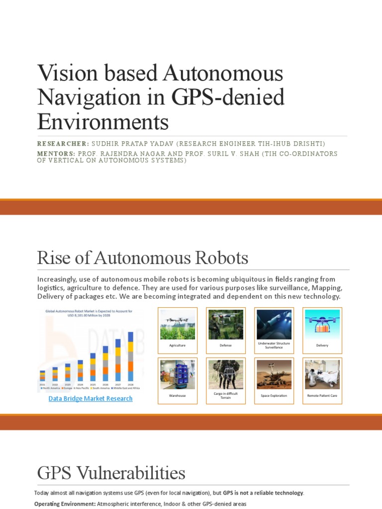 Vision Based Autonomous Navigation in GPS-denied Environments | PDF | Robot | Robotics