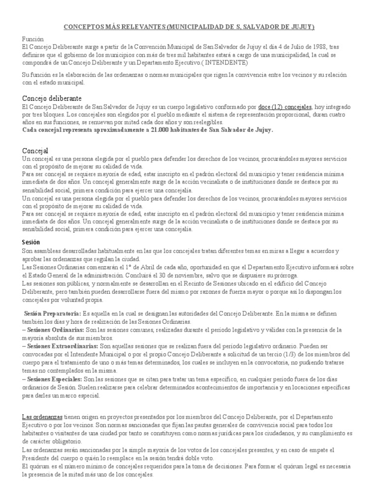 Consejo Infanto - Juveniles | PDF | Concejal | Gobierno local