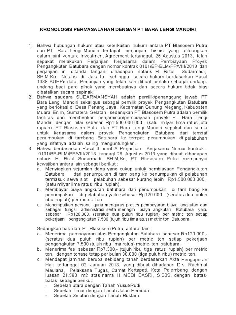 KRONOLOGIS_BLM | PDF