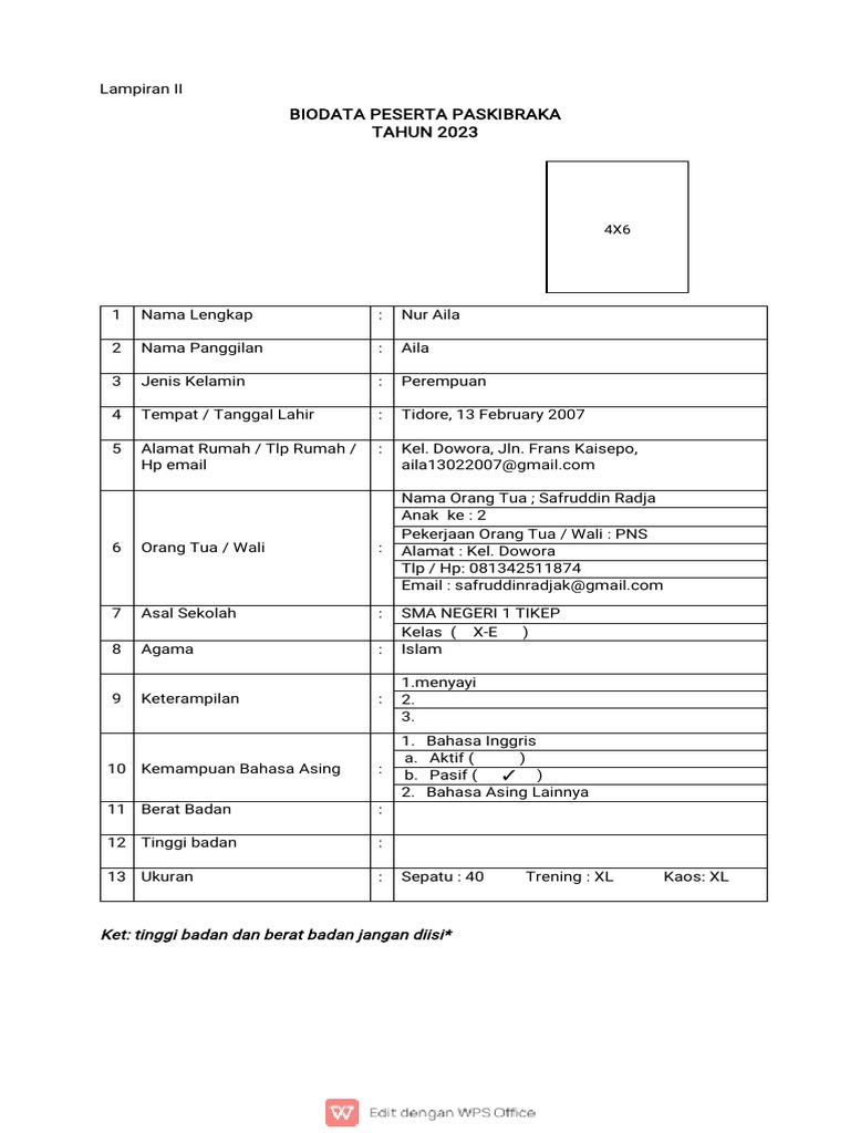Lampiran II | PDF