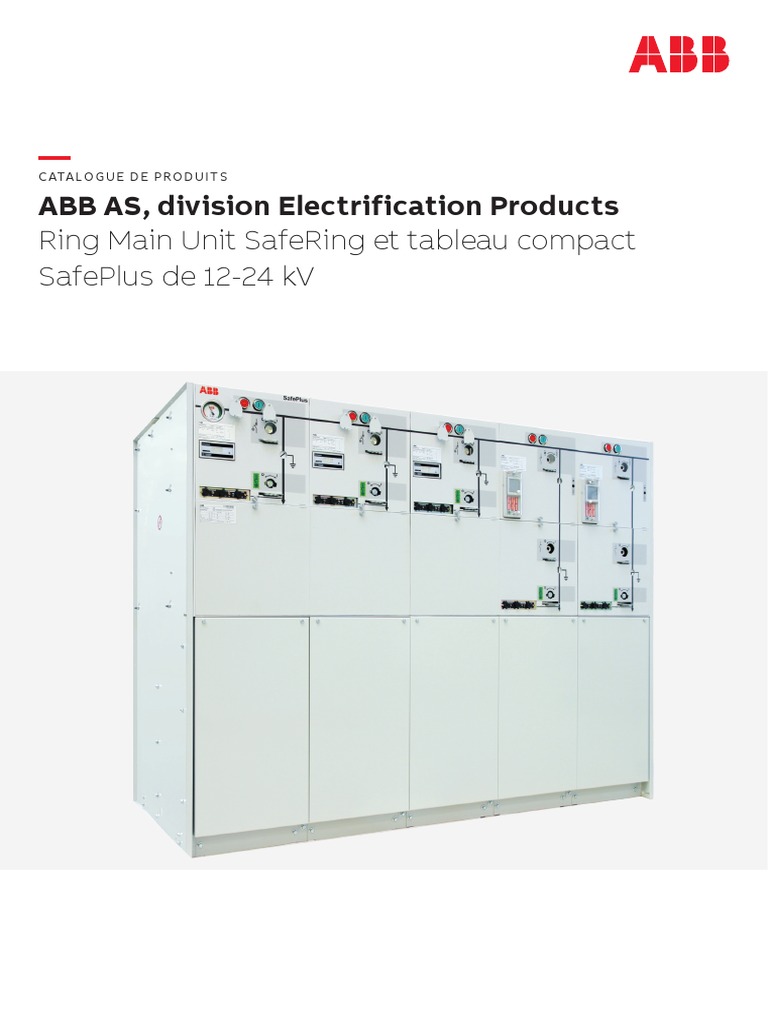 Abb As, Division Electrification Products: Ring Main Unit Safering Et ...