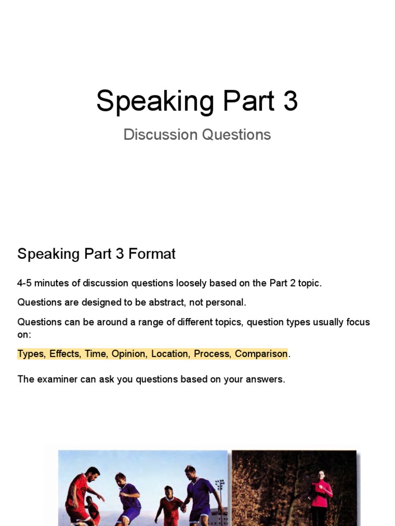 Speaking Part 3 | PDF