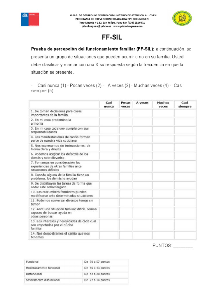 Escala Ffsil | PDF