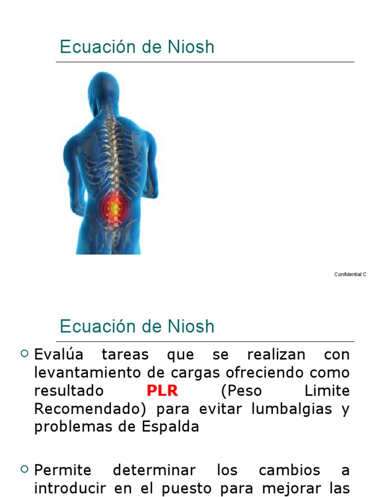 Evaluación de Levantamiento Niosh | PDF