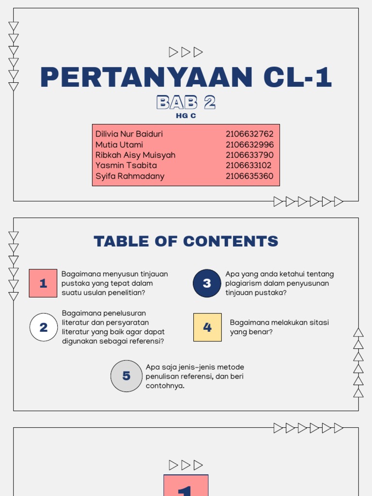 Pertanyaan Cl-1 | PDF