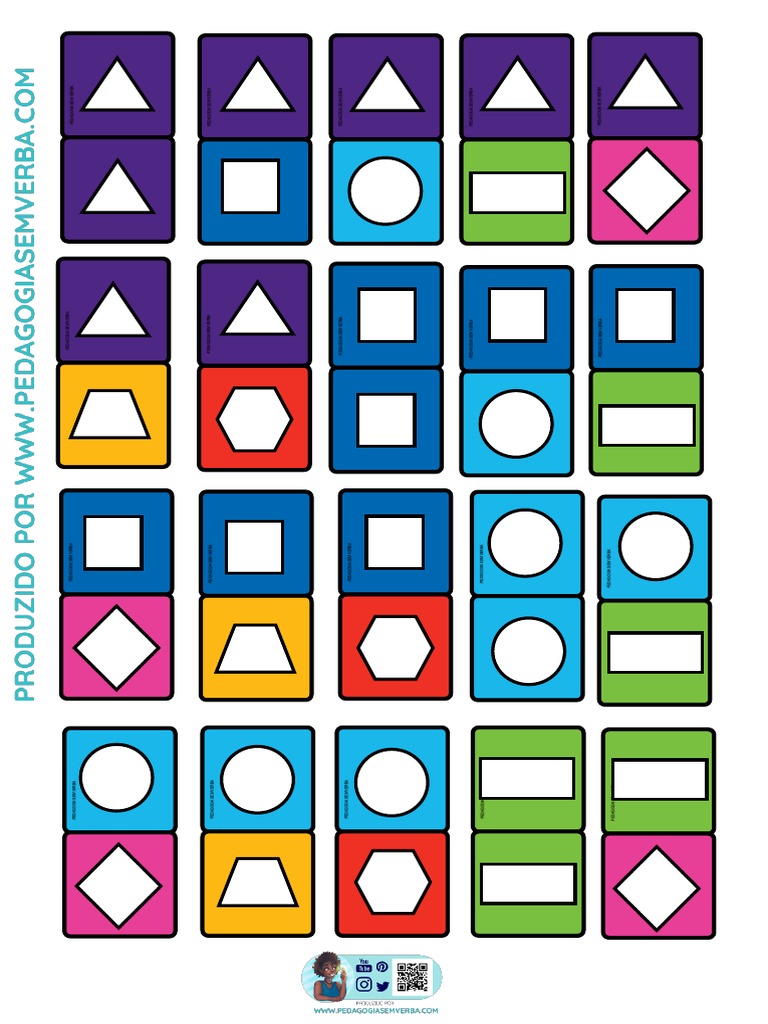 dominó formas geométricas | PDF