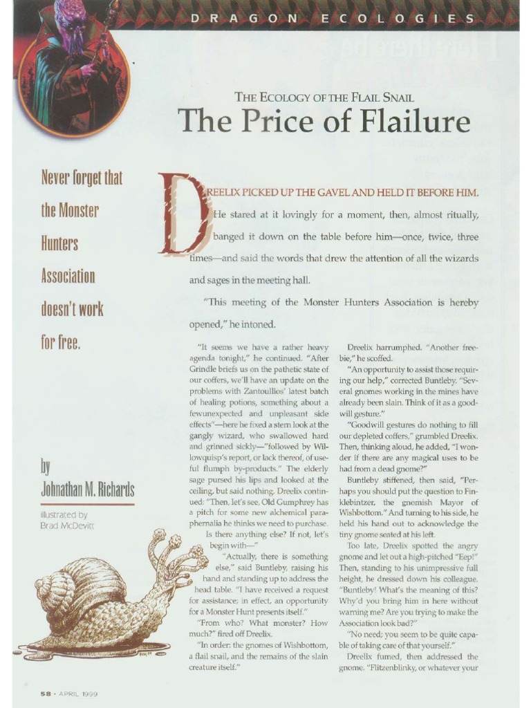 Ecology of The Flail Snail | PDF