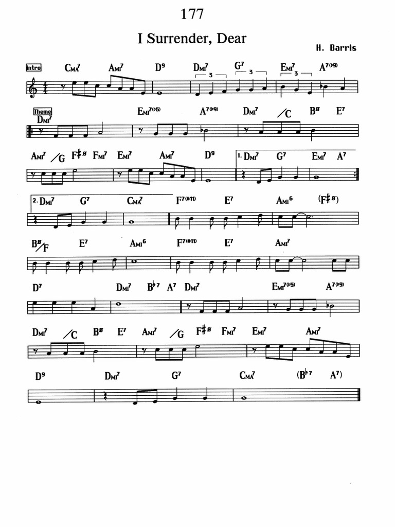 I Surrender, Dear | PDF