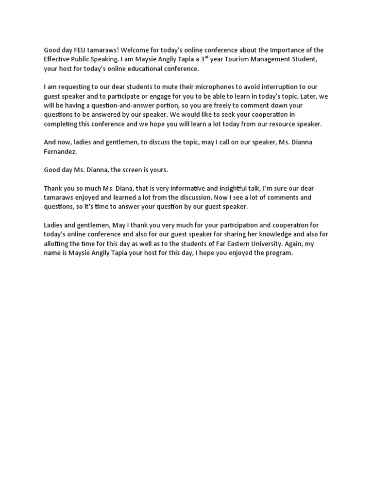 Hosting Script | PDF