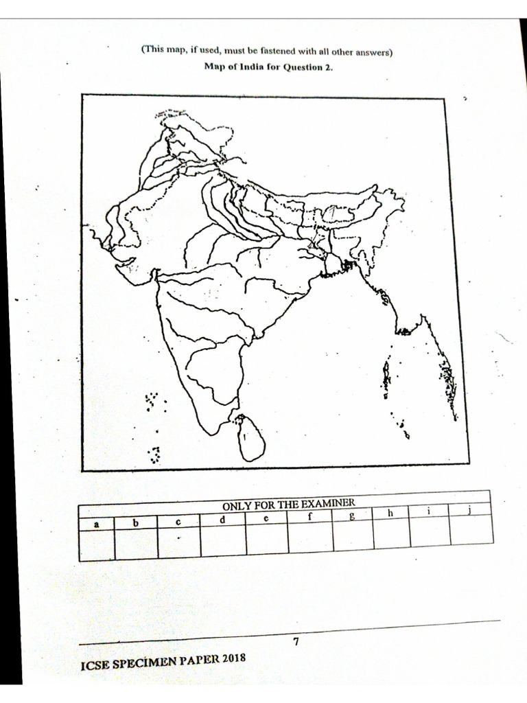 Blank India Map PDF | PDF