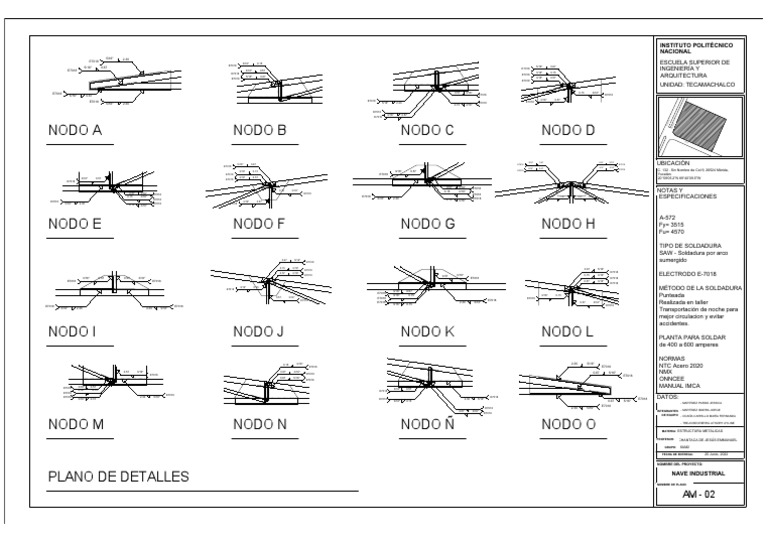 Plano Soldadura 2 | PDF | Construcción | Soldadura