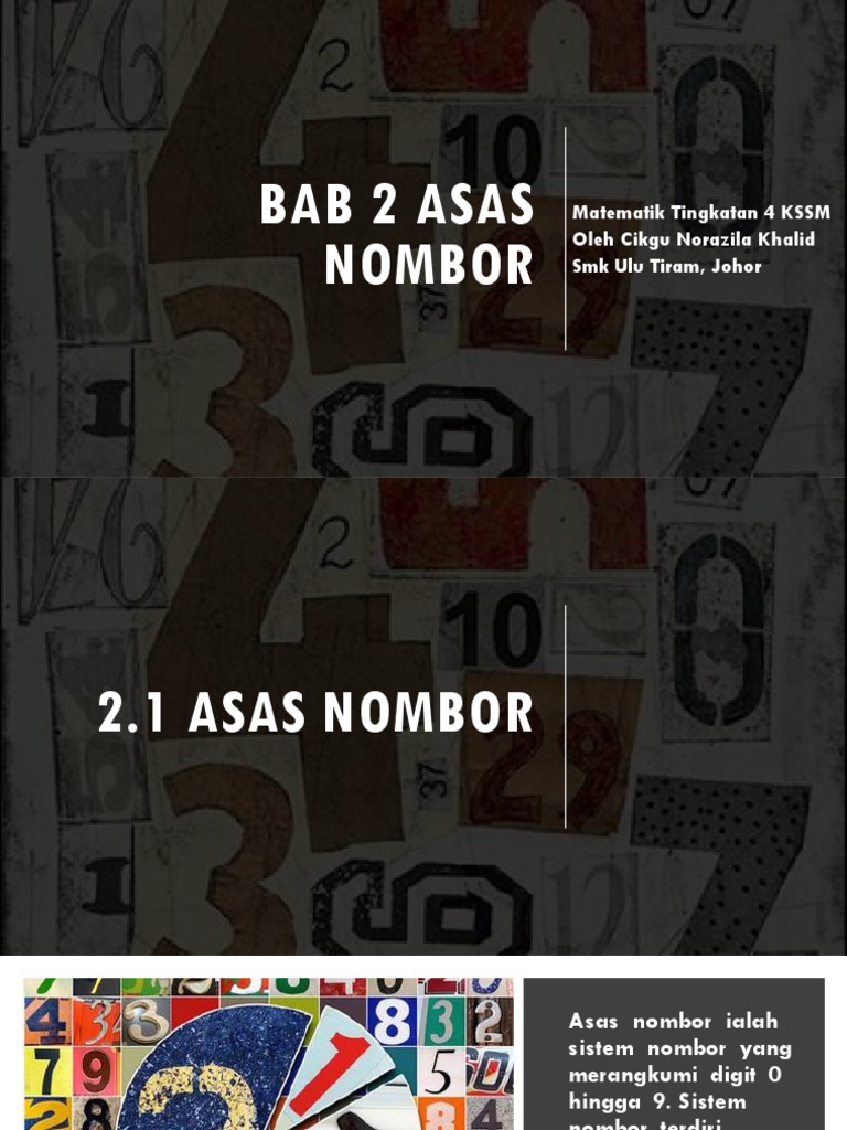 MAT T4 KSSM Bab 2 Asas Nombor | PDF