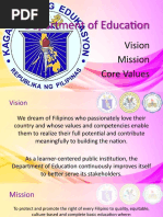 Deped Vision, Mission, Goals | PDF | Education Theory | Communication