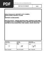 Method Statement - Elevator | PDF | Elevator | Escalator