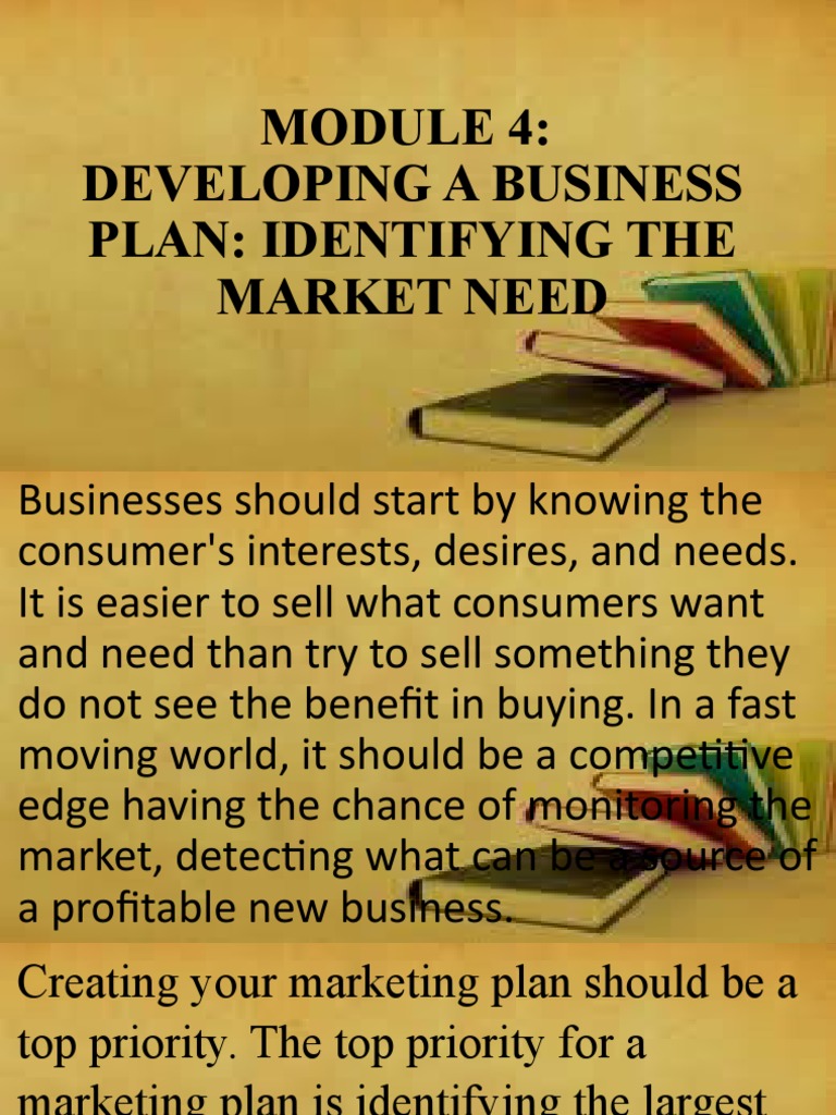 Developing A Business Plan.4 | PDF | Marketing | Strategic Management