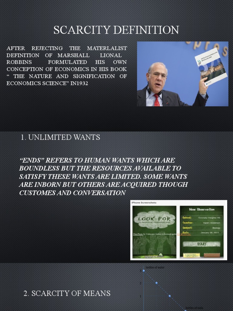 Scarcity Definition | PDF | Economics | Economies