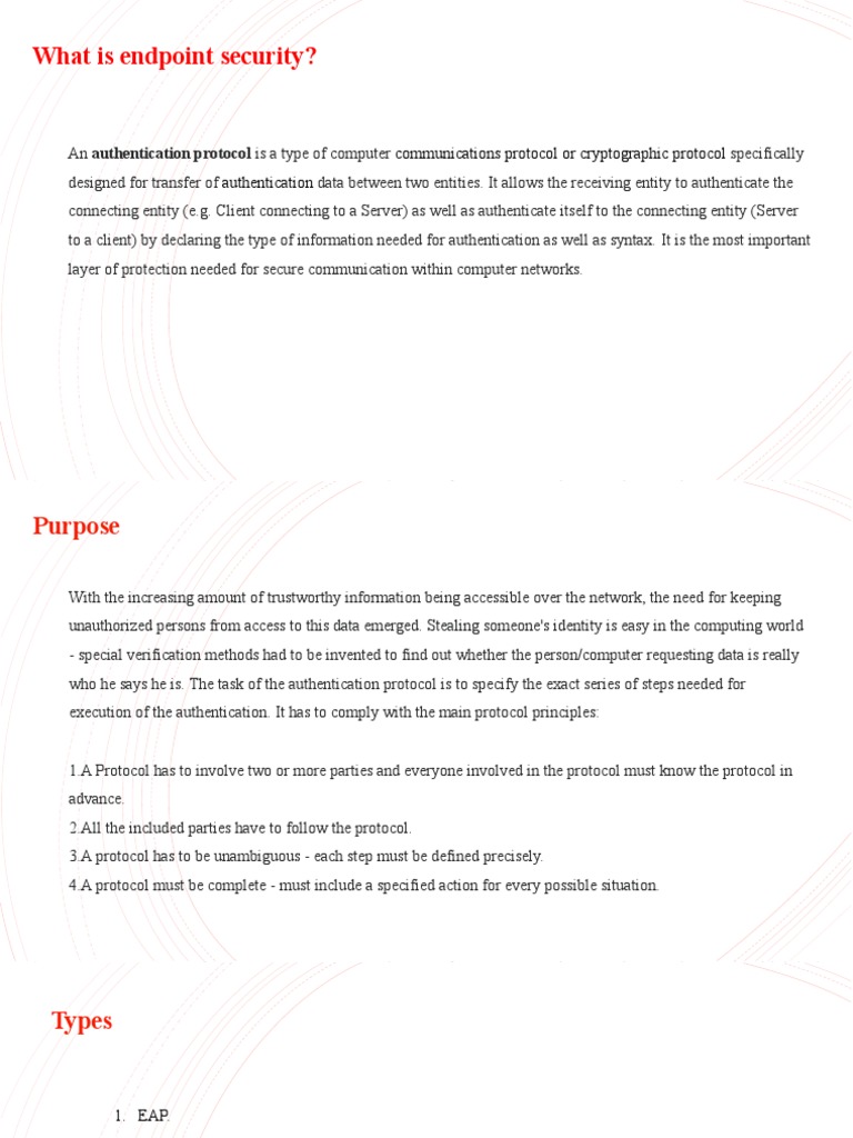 Authentication Protocols | Download Free PDF | Computer Science ...