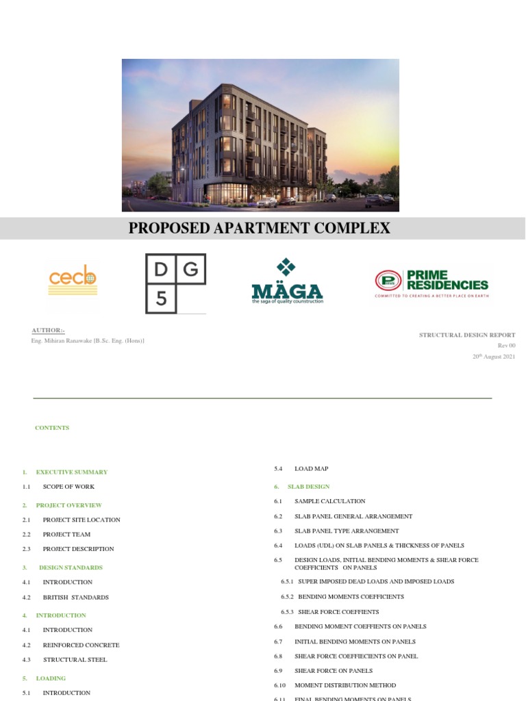 Design Report Final | PDF | Structural Steel | Concrete