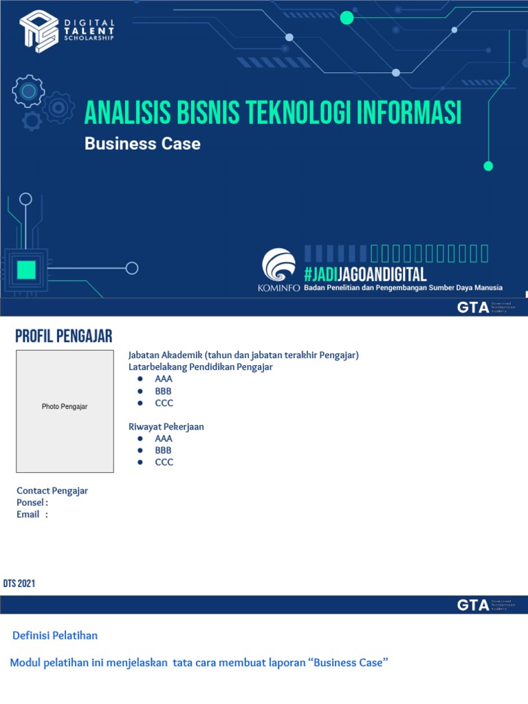 Materi 8 - Business Case | PDF