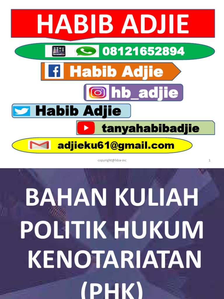 Habib Adjie HB - Adjie | PDF