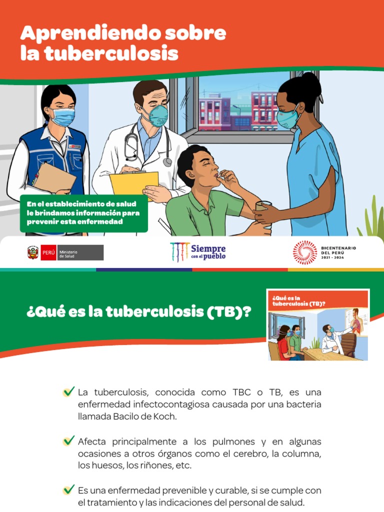 Aprendiendo Sobre La Tuberculosis. Rotafolio | PDF | Tuberculosis ...