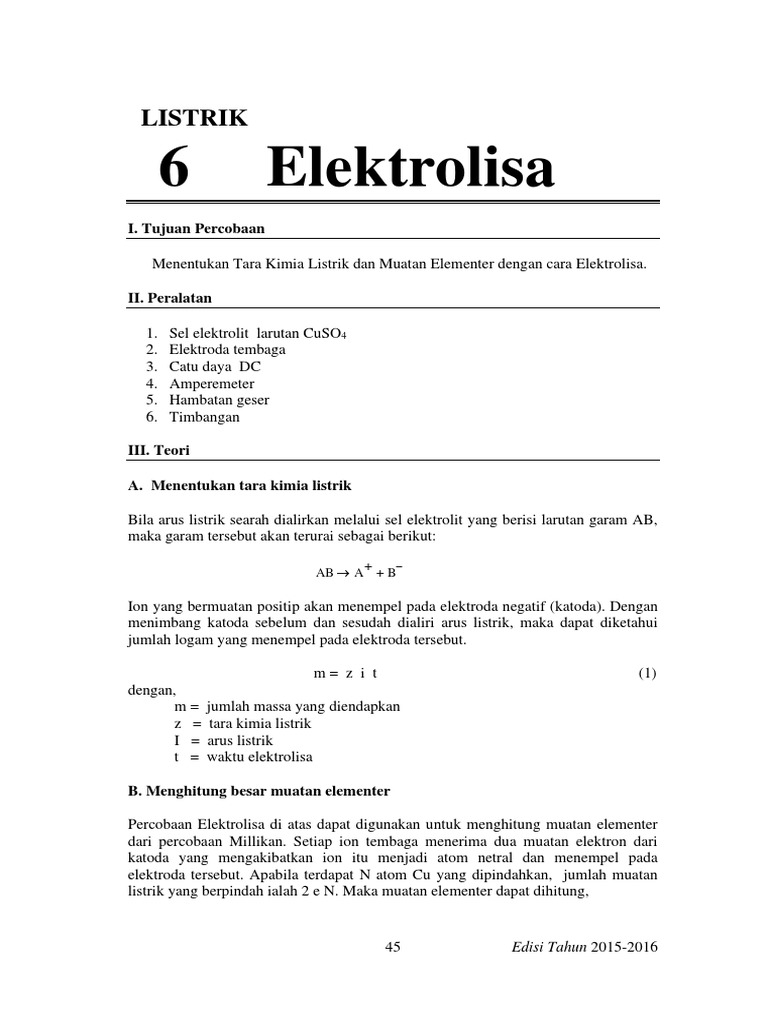 L6 (Elektrolisa) | PDF