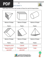 Identify Simple 3d Shapes 1 | PDF
