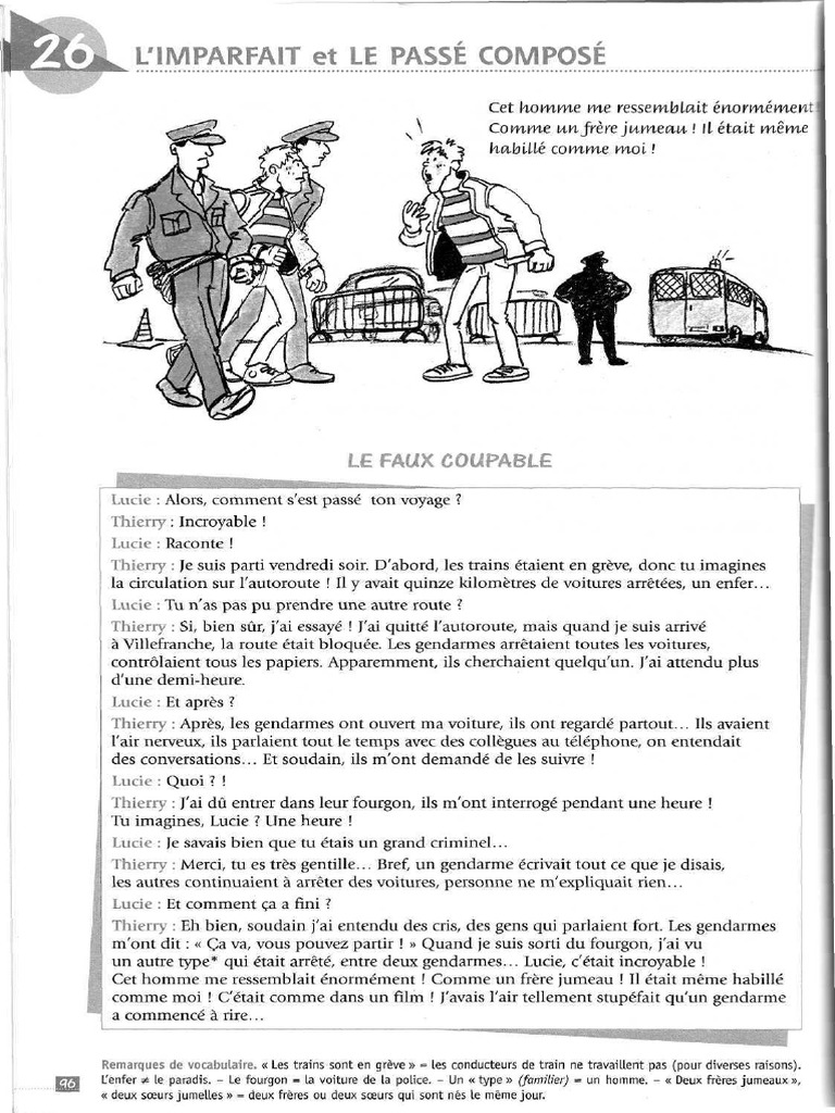 Imparfait Ou Passé Composé | PDF