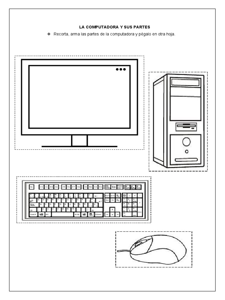 CLASE La Computadora y Sus Partes | PDF