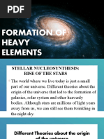 Lesson 2 Formation of Elements Stellar Nucleosynthesis | PDF | Stars | Nuclear Fusion