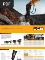 JCB Contractor Breaker Chart | PDF | Mechanical Engineering ...