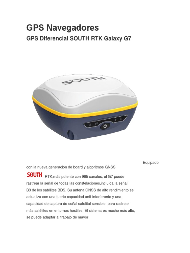 GPS G7 Navegadores | PDF | Sistema de Posicionamiento Global | Wifi