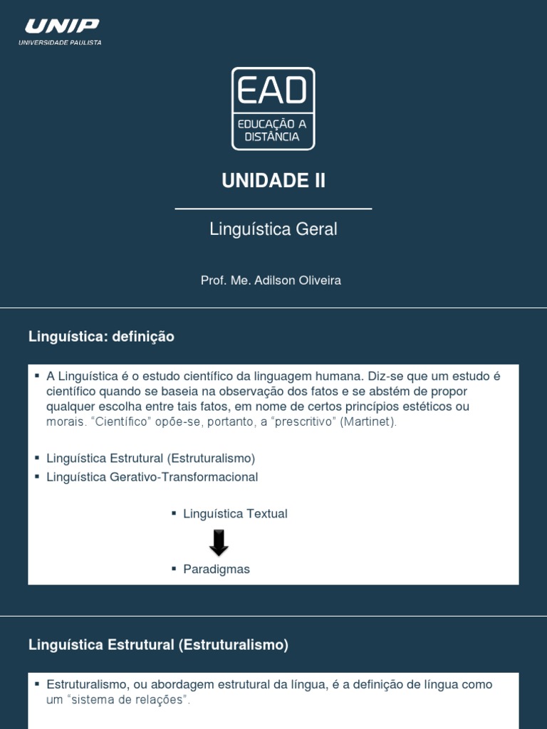 Fundamentos da Linguística Geral | PDF | Linguística | Gramática