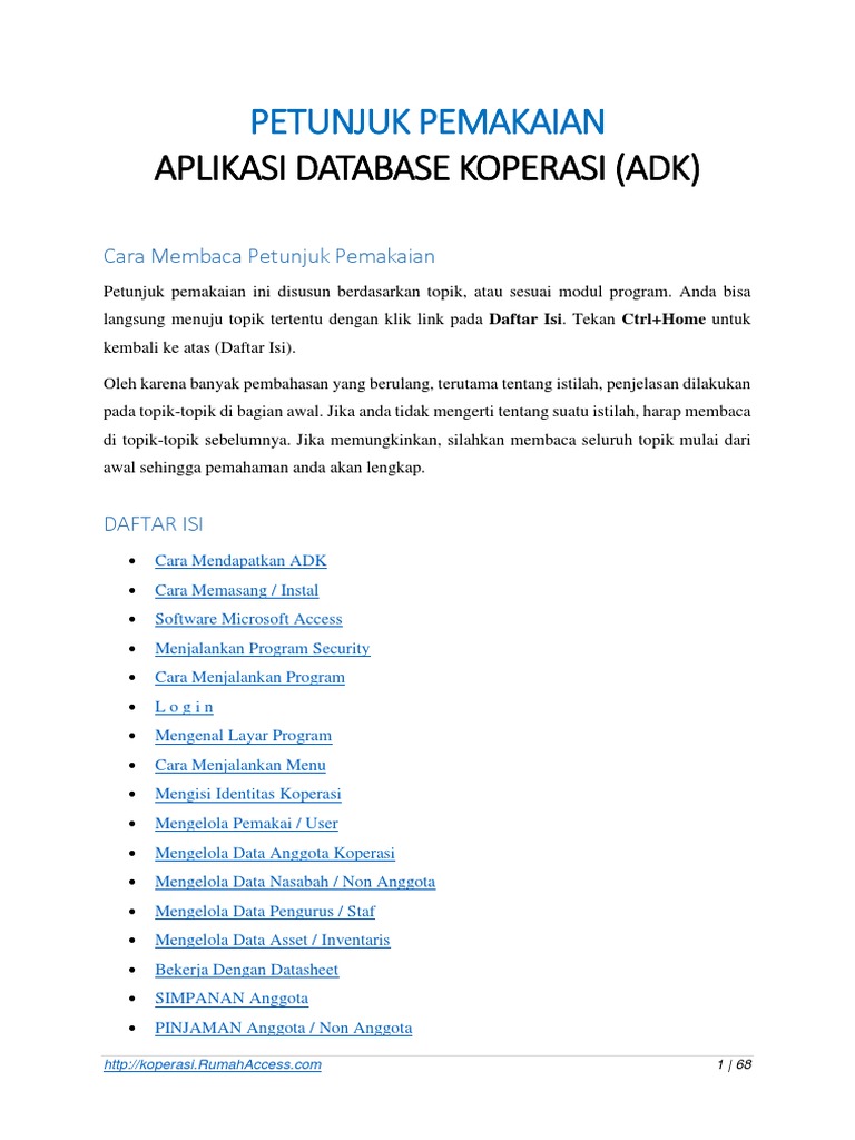 Petunjuk Pemakaian | PDF