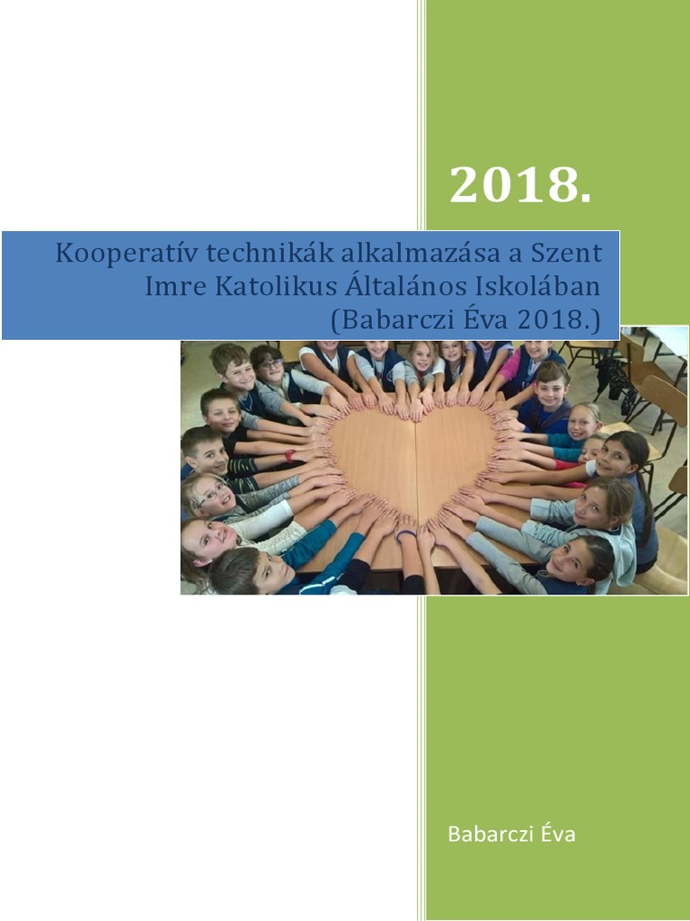 Kooperatív Technikák A Tanításban Babarczi Éva Ráckeve | PDF