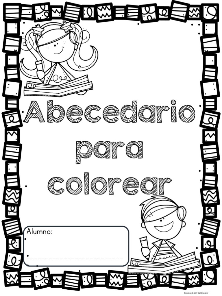 Abecedario para Colorear | PDF