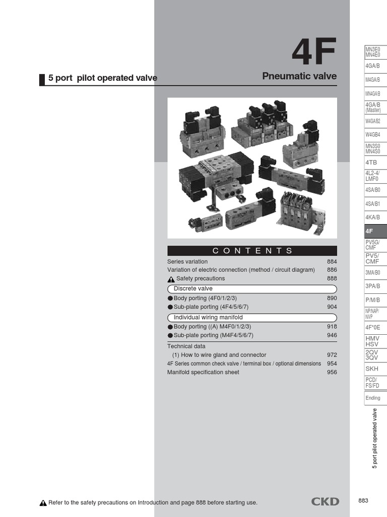 5 Port Pilot Operated Valve | PDF | Electrical Network | Valve