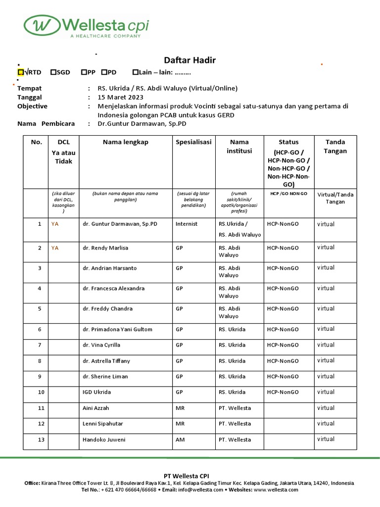 Informasi Produk Vocinti untuk GERD | PDF